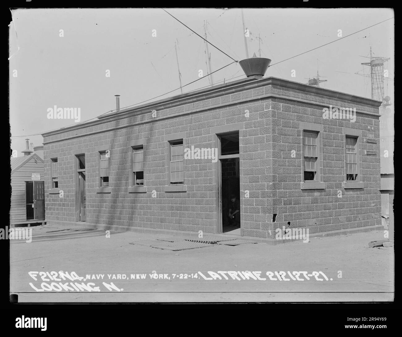 Latrine facilities Black and White Stock Photos & Images - Alamy