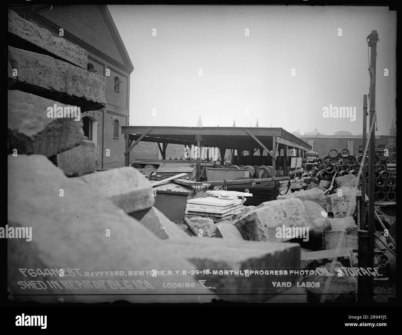 Oil storage buildings Black and White Stock Photos & Images - Alamy