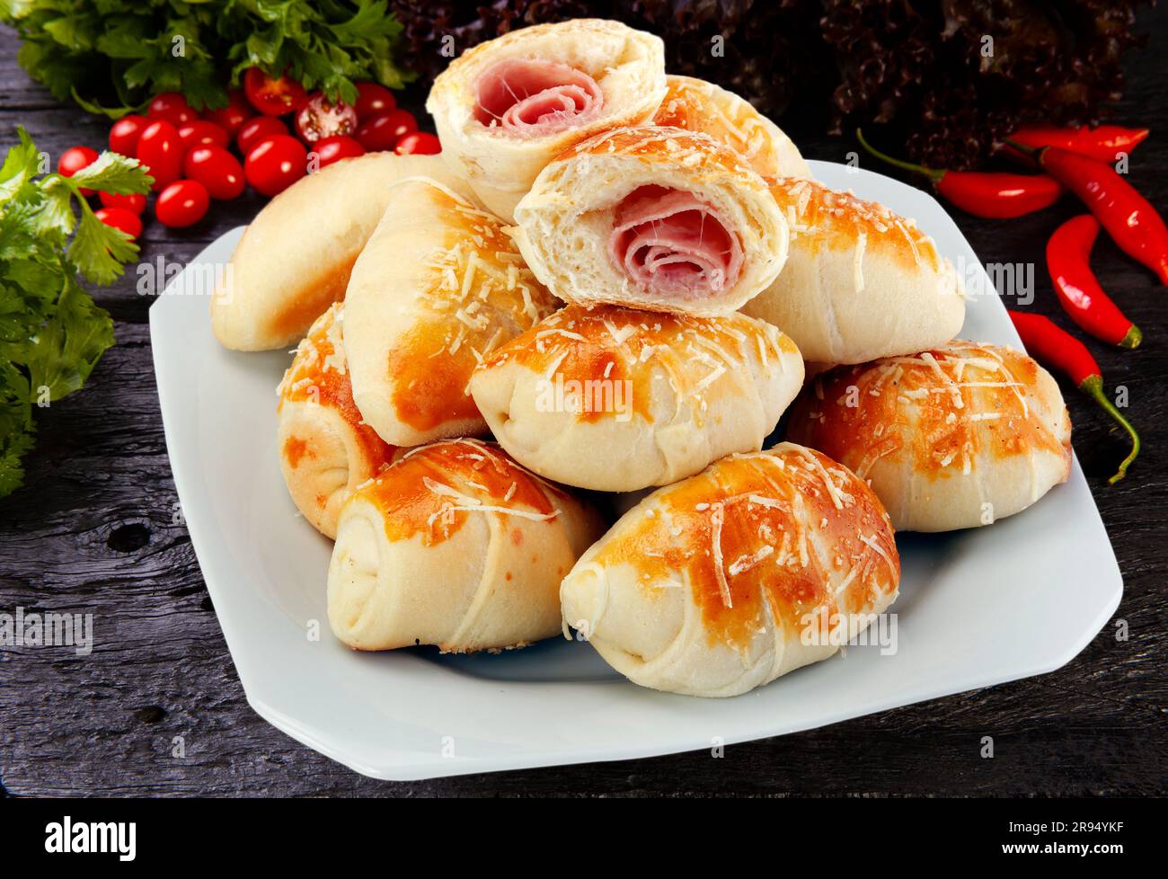 Brazilian snacks, traditional snacks for parties Stock Photo - Alamy