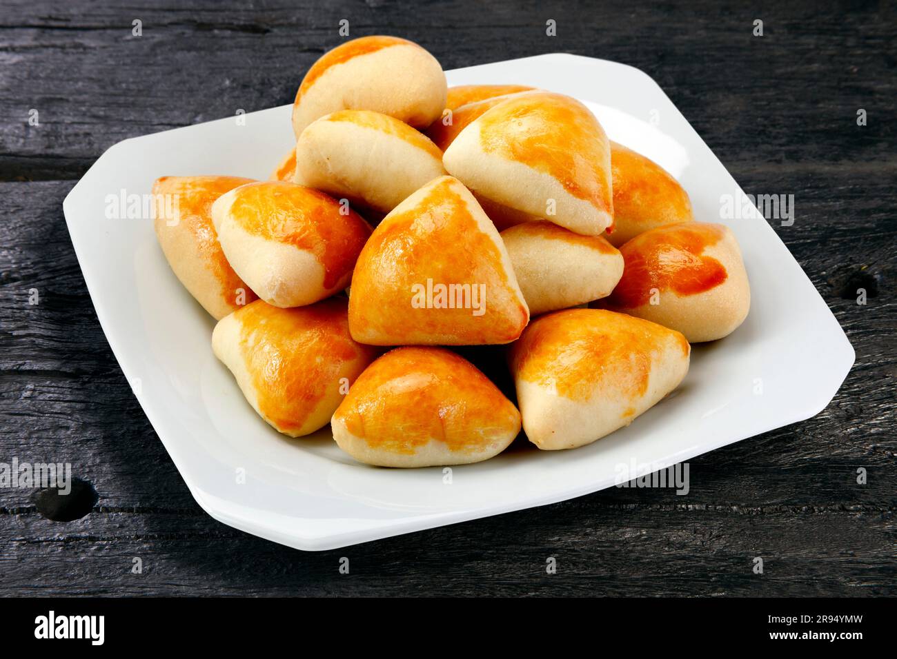 Arabian esfiha, esfirra Brazilian snack Stock Photo - Alamy