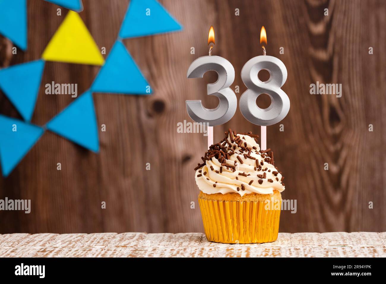 Number 38 burning anniversary hi-res stock photography and images - Alamy