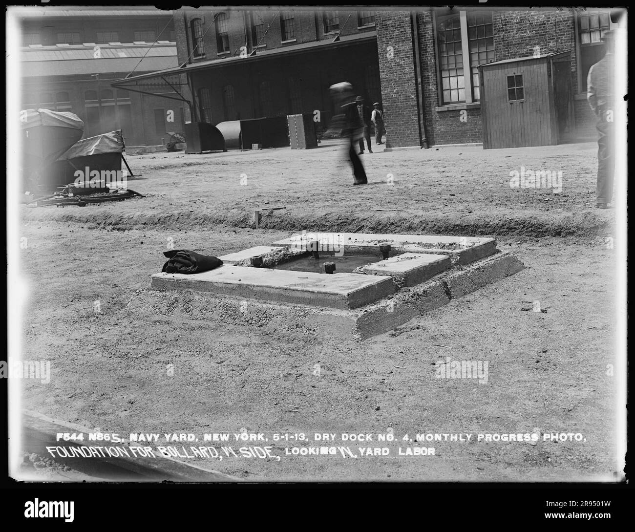 Dry Dock Number 4, Monthly Progress Photo, Foundation, Eastside ...