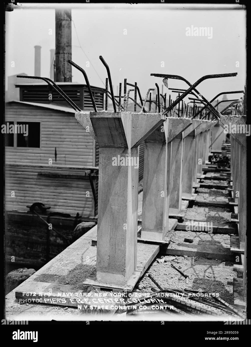 Monthly Progress Photo, Piers E and F, Center Column, New York State ... Monthly Progress Photo, Piers E and F, Center Column, New York State ...