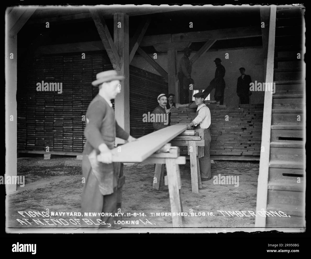 Timber Shed, Building 16, Timber Gang, at North End of Building ...