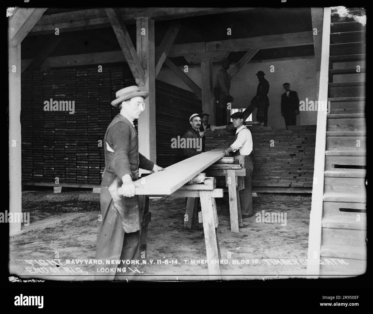 Timber Shed, Building 16, Timber Gang, at North End of Building ...