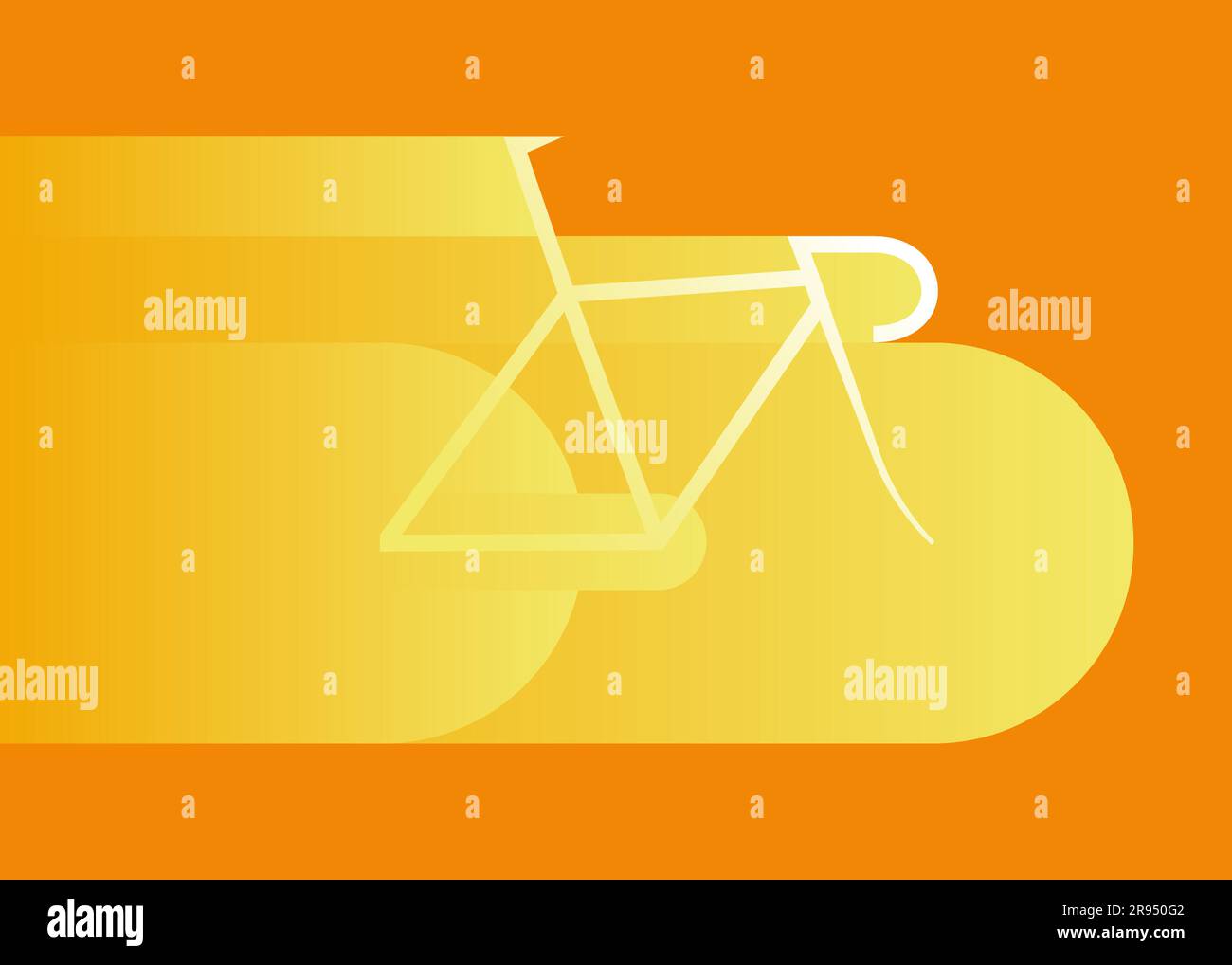 road bike contemporary abstract style cycling vector illustration Stock ...
