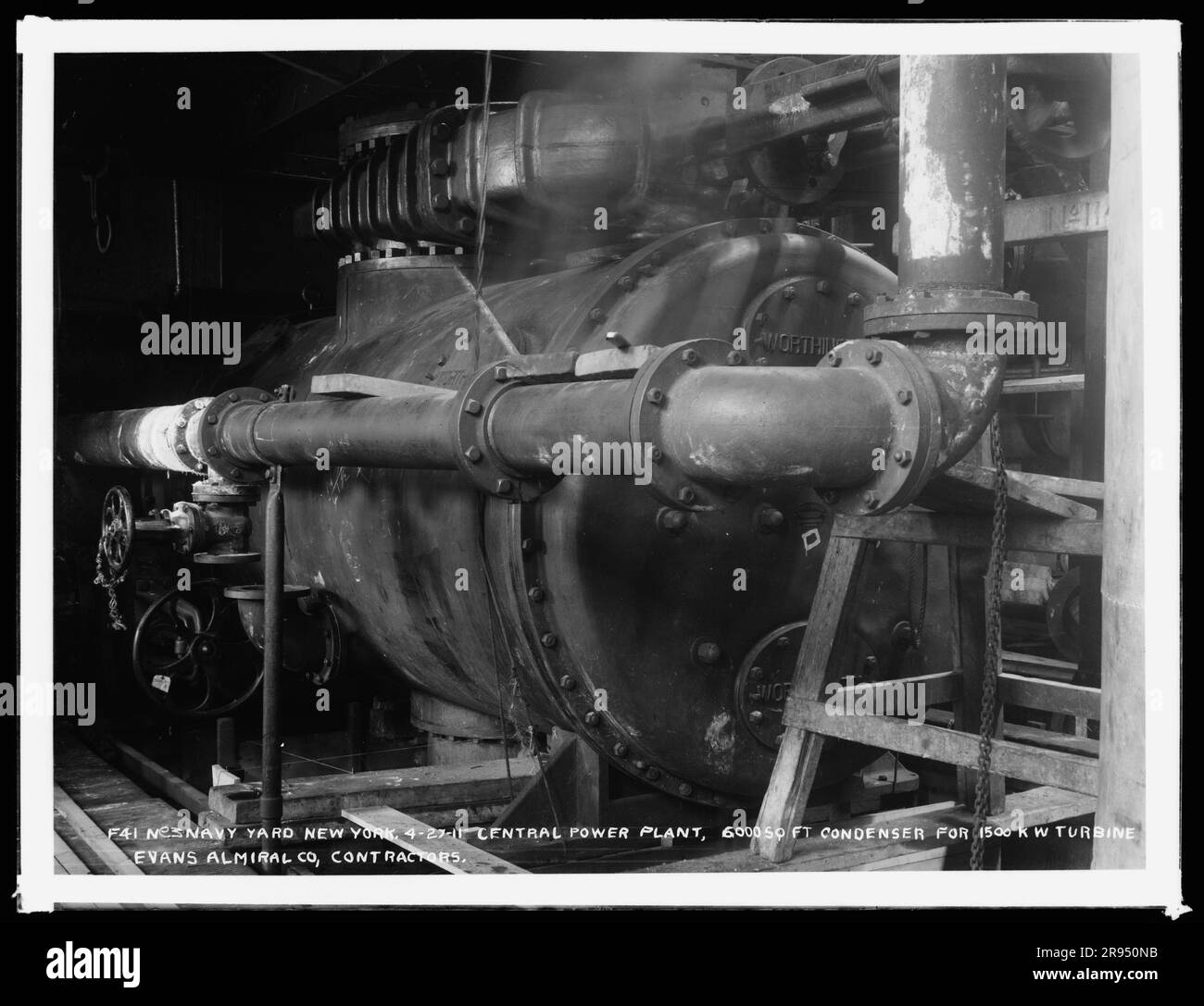 Central Power Plant, 6000 Square Foot Condenser for 1500 KW Turbine ...