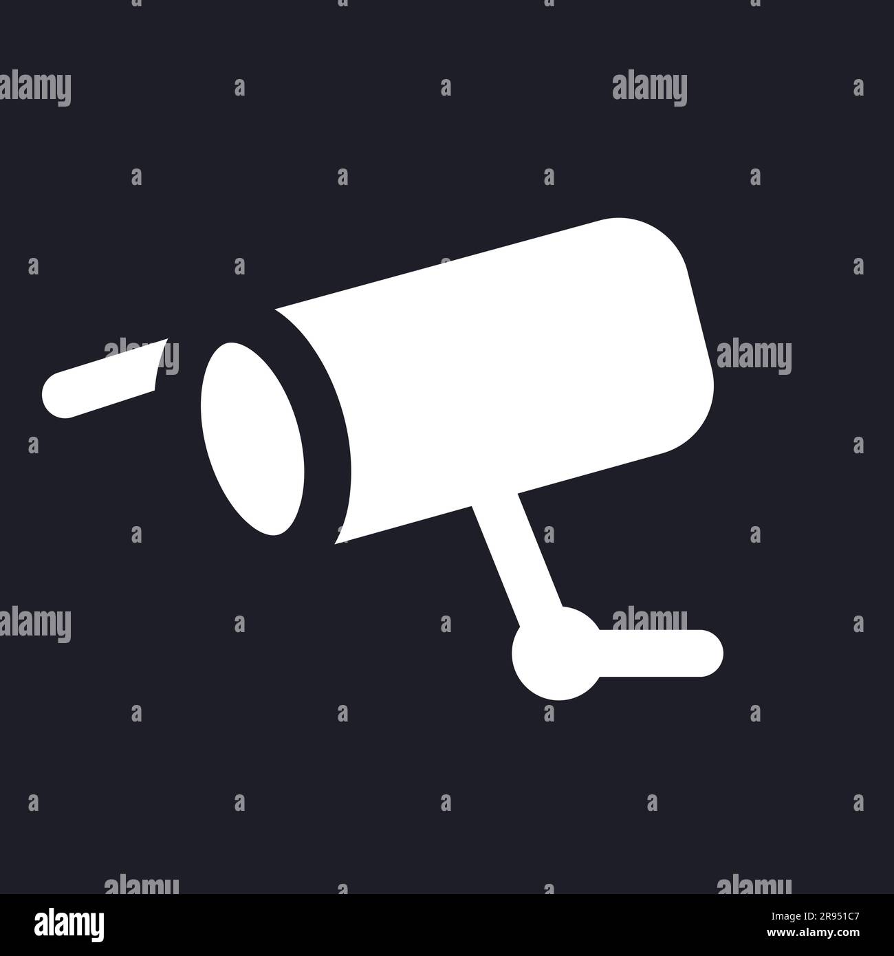 Cctv camera silhouette clipart hi-res stock photography and images - Alamy