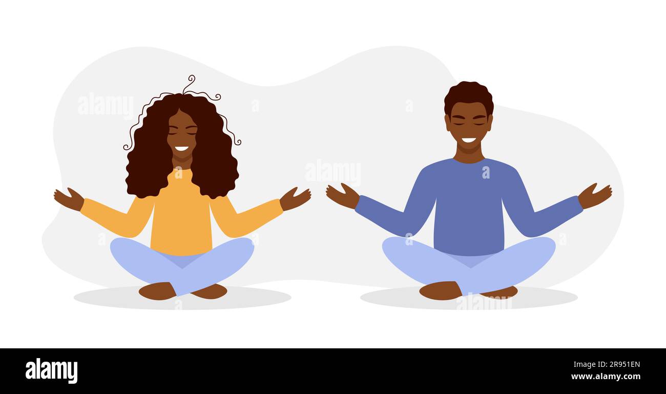 African woman young man Cut Out Stock Images & Pictures - Alamy