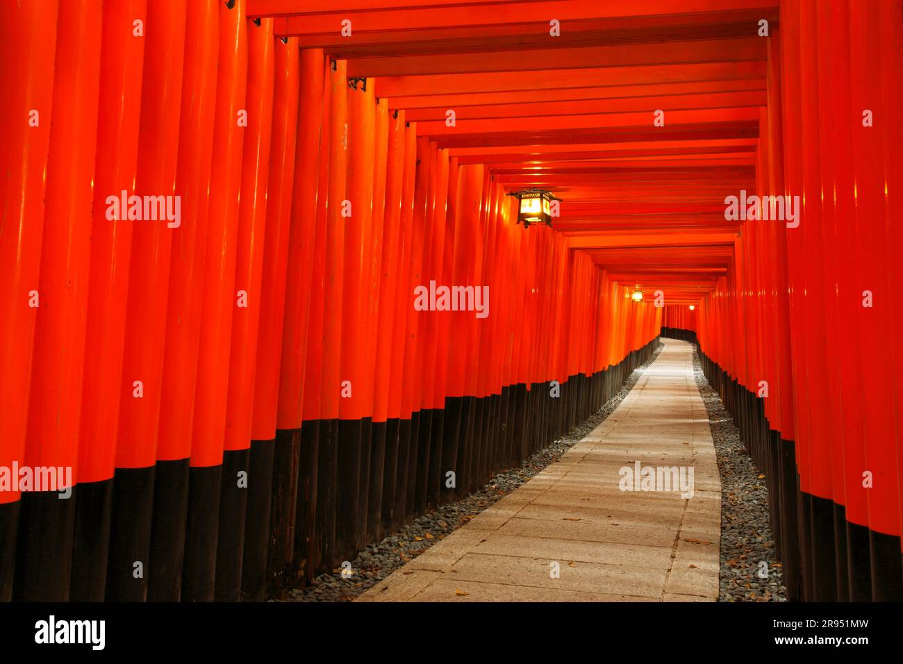 Thousand Torii corridor of Fushimi Inari-Taisha Stock Photo - Alamy