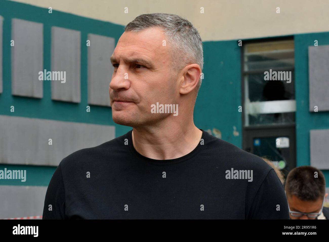 Kyiv, Ukraine. 24th June, 2023. Kyiv Mayor Vitali Klitschko visits the ...