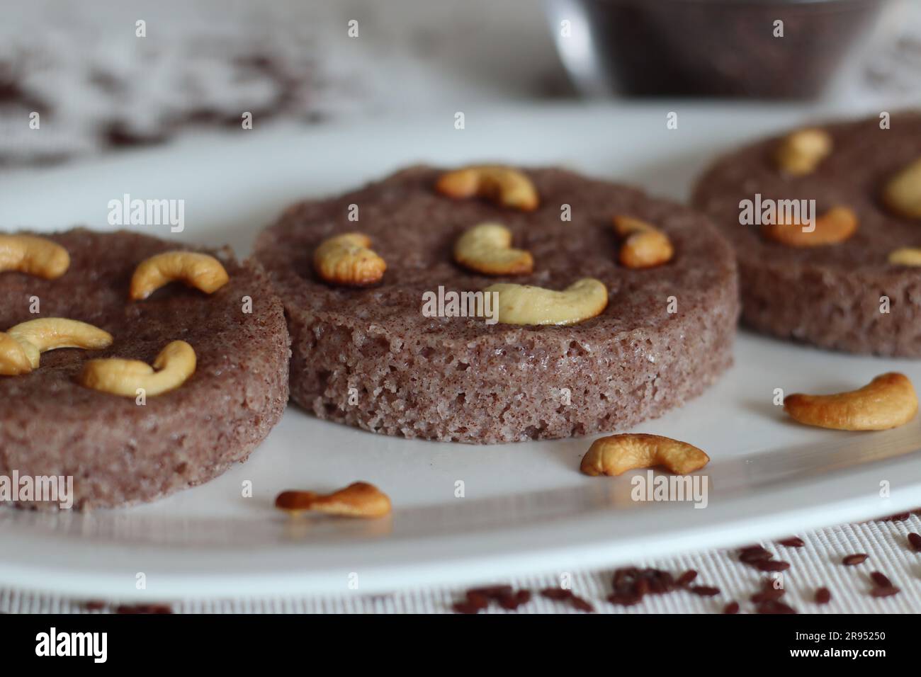 Poongar rice vattayappam. Steamed rice cake made with a fermented ...