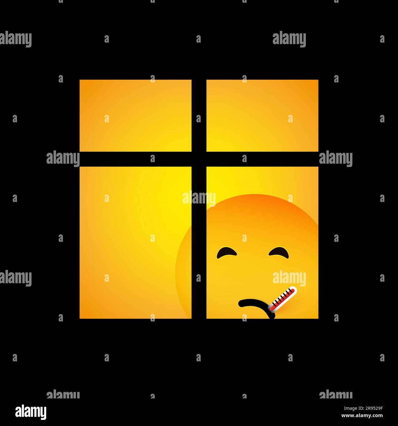 Window sad Stock Vector Images - Alamy