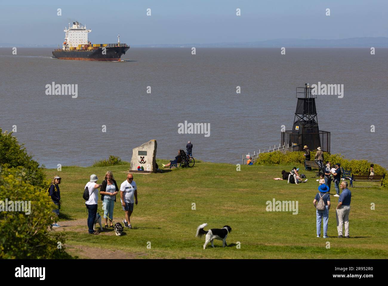 MSC Cagliari IV heading for Royal Portbury docks Stock Photo - Alamy