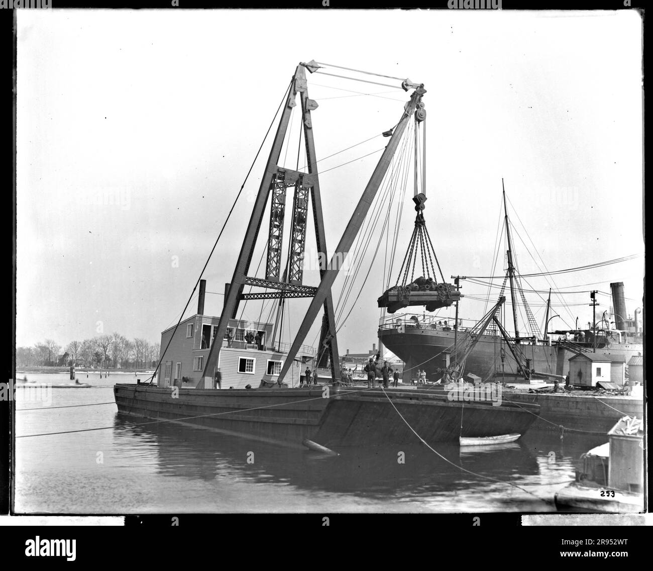 Historic photographs of the Norfolk Naval shipyard located in the Fifth ...