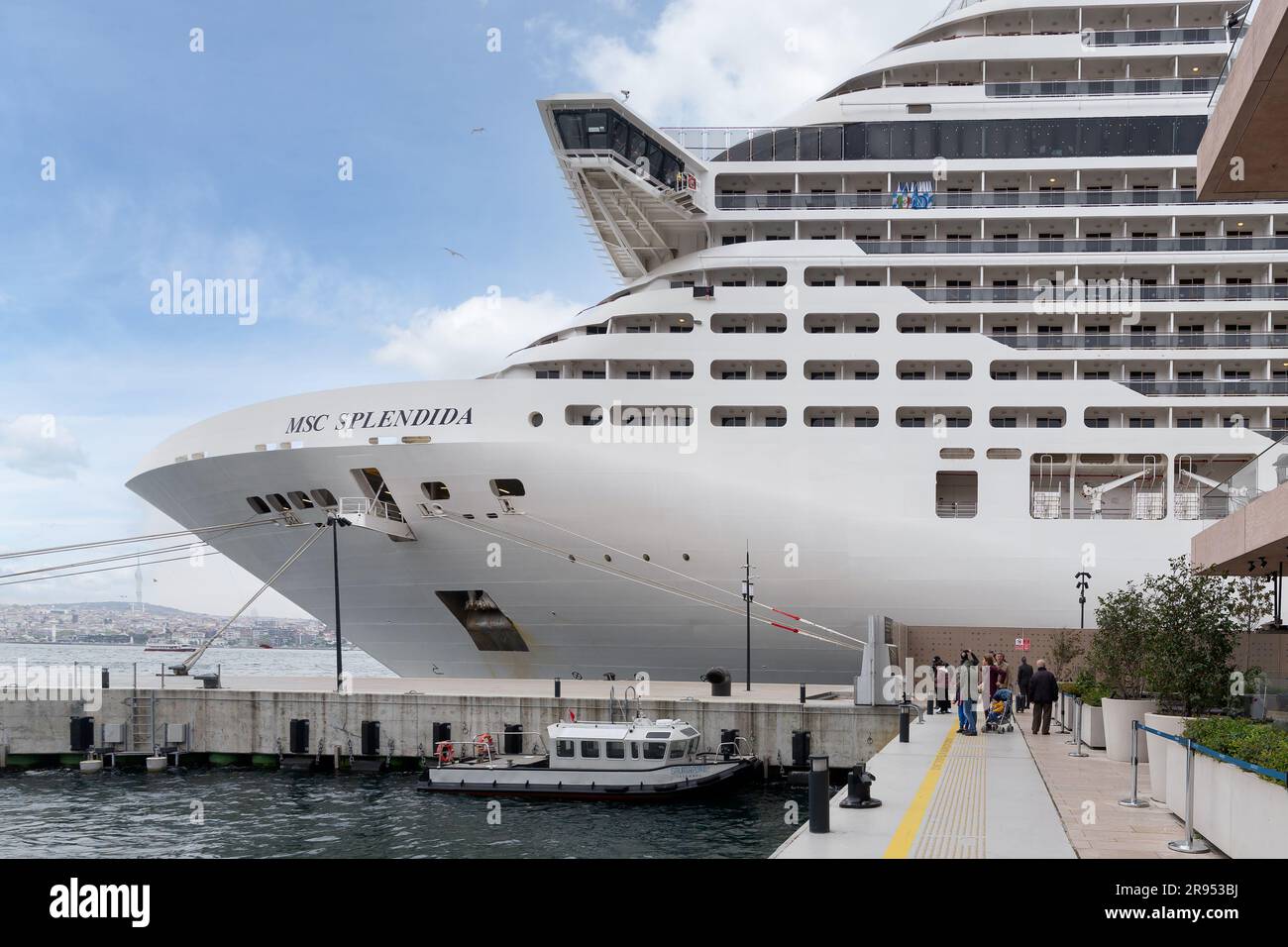 Istanbul, Turkey - May 5, 2023: MSC SPLENDIDA, Large cruise ship docked ...
