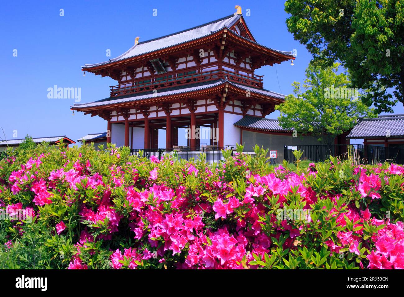 Vermilion Bird Gate at the Heijo Palace Site Stock Photo - Alamy