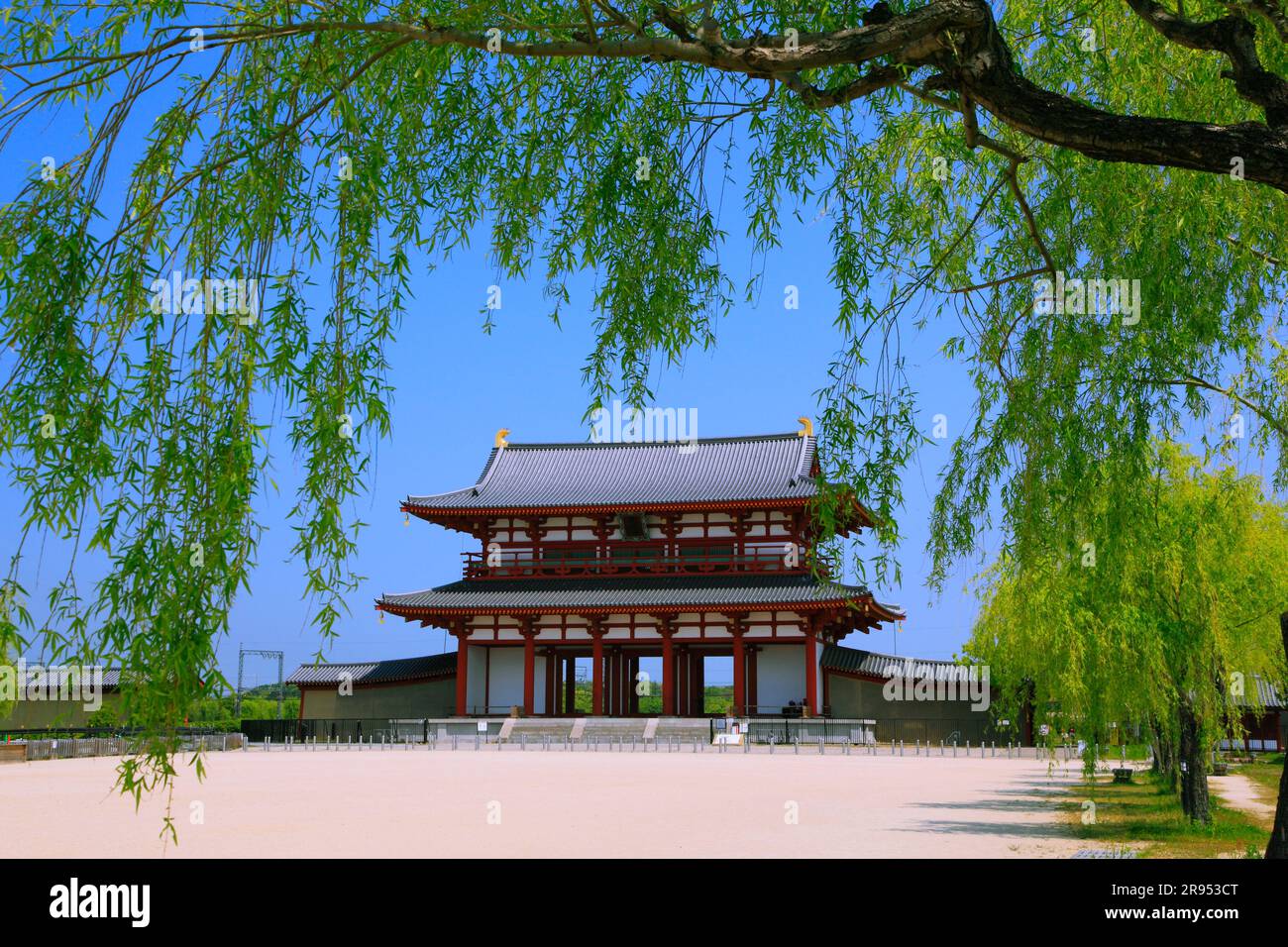 Vermilion Bird Gate at the Heijo Palace Site Stock Photo - Alamy