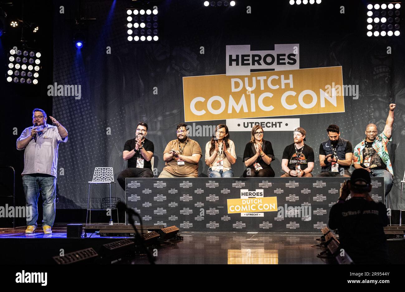 UTRECHT - Marvel's Stormbreakers during a live session of the Dutch ...