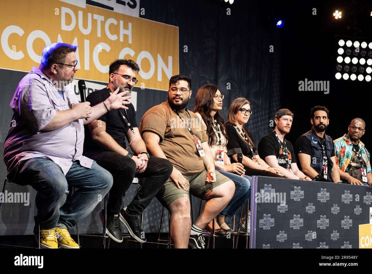 UTRECHT - Marvel's Stormbreakers during a live session of the Dutch ...