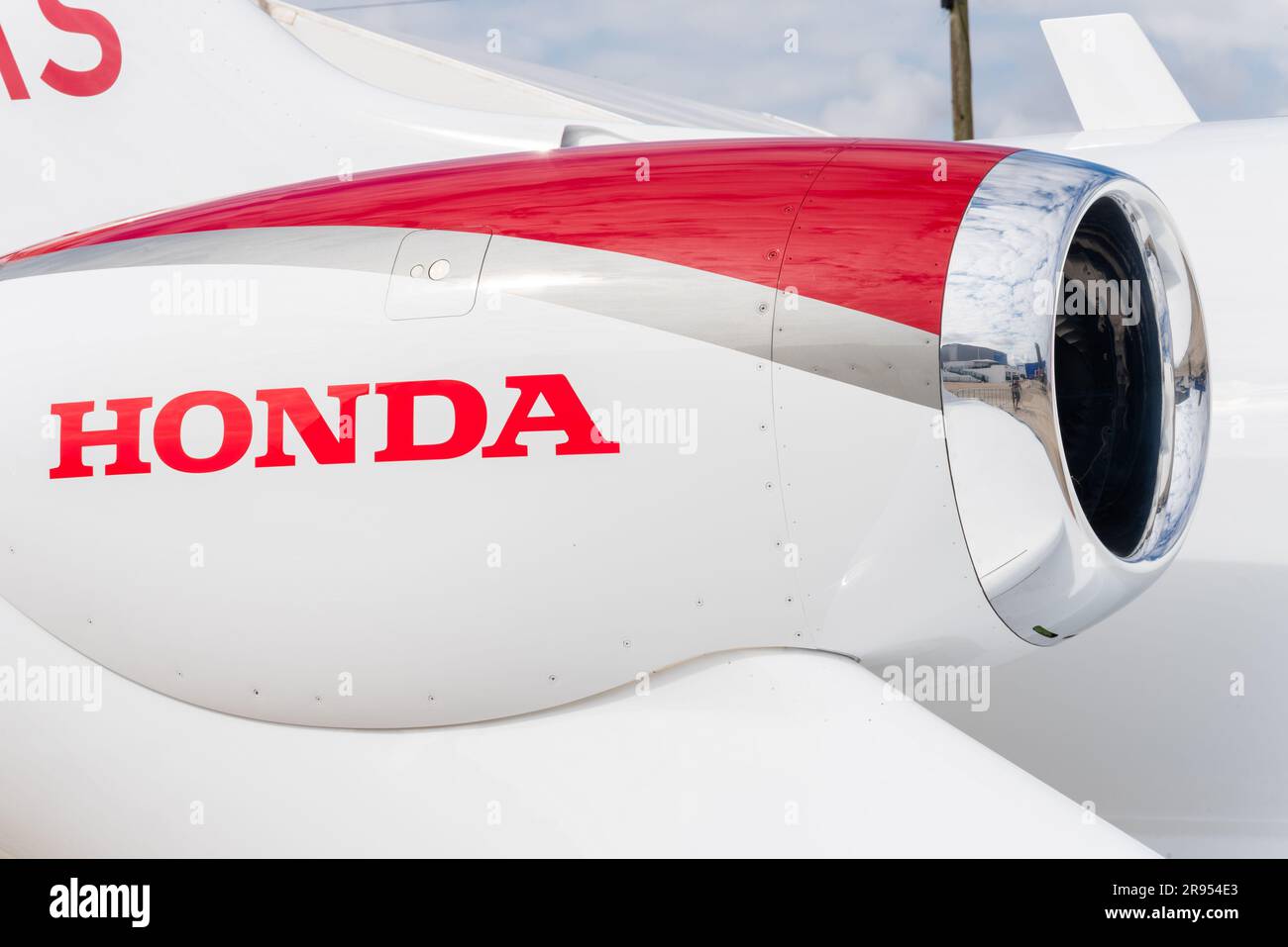Honda engine of Honda HA-420 Hondajet at Farnborough International ...
