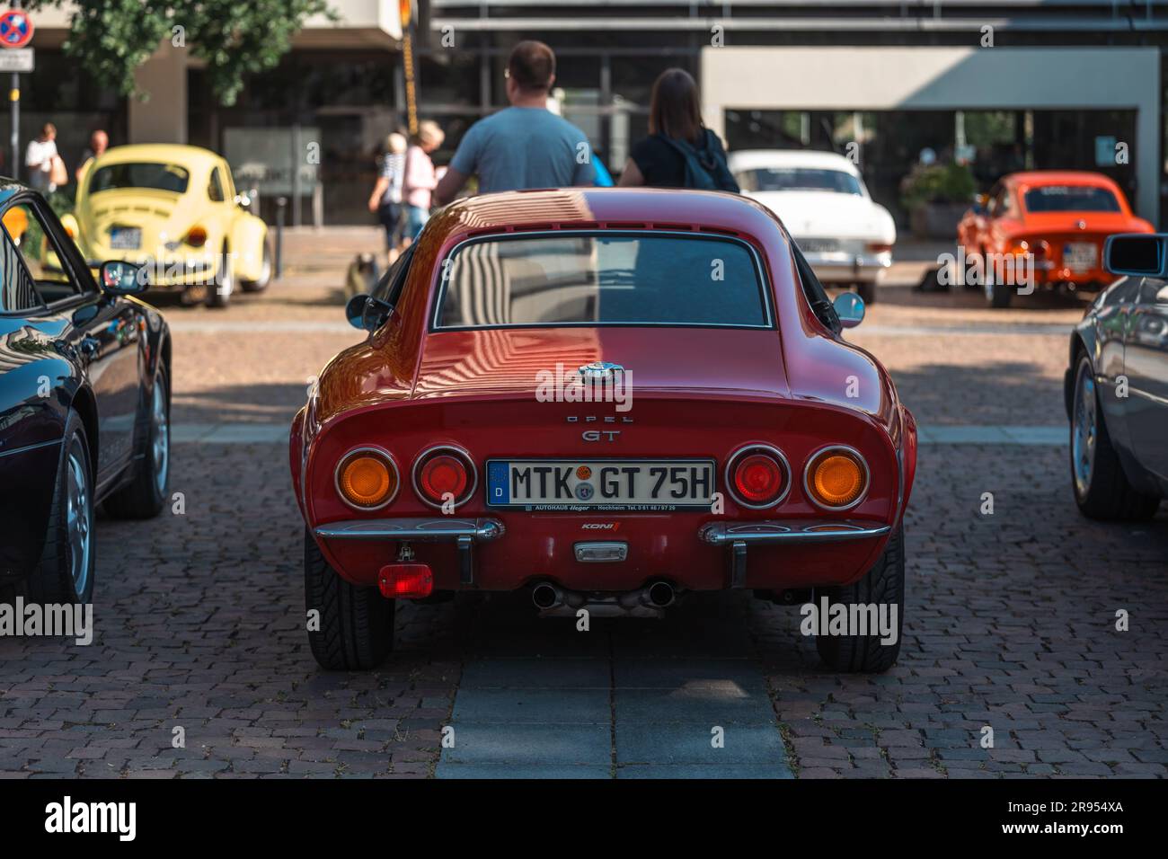 Kaiserslautern, Germany. 24th June, 2023. 1970 Opel GT parking at the ...