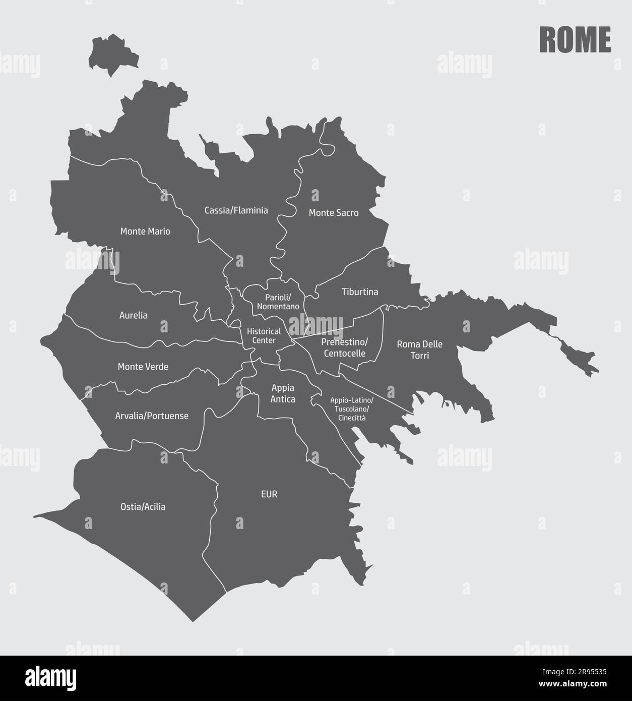 Rome cartography Stock Vector Images - Alamy