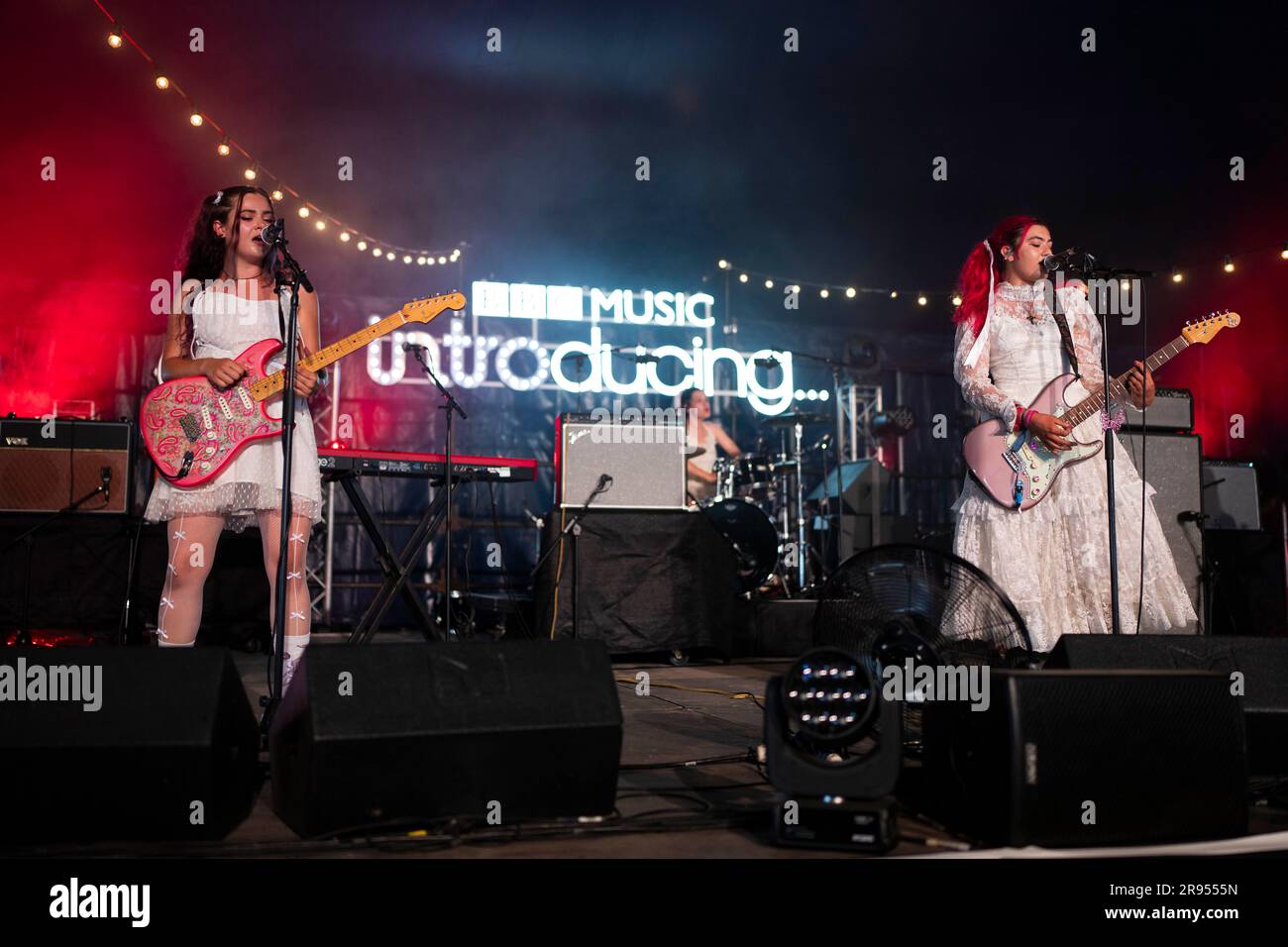 Eaves Wilder performs on the Introducing Stage at the Glastonbury ...