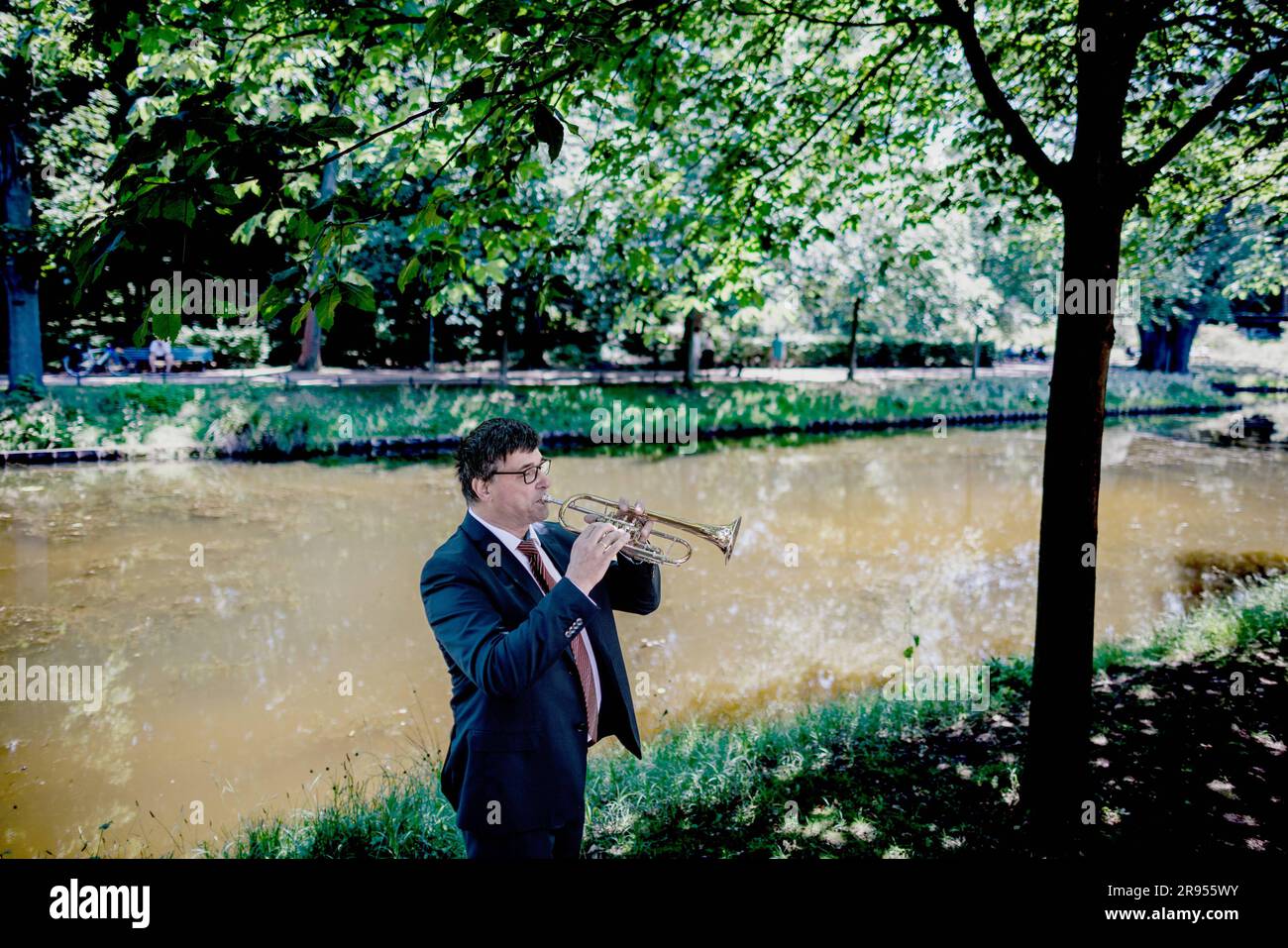 Goldfish in pond germany hi-res stock photography and images - Alamy