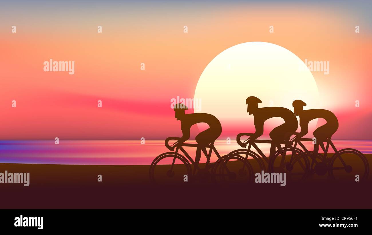 Abstract beach bike Stock Vector Images - Alamy