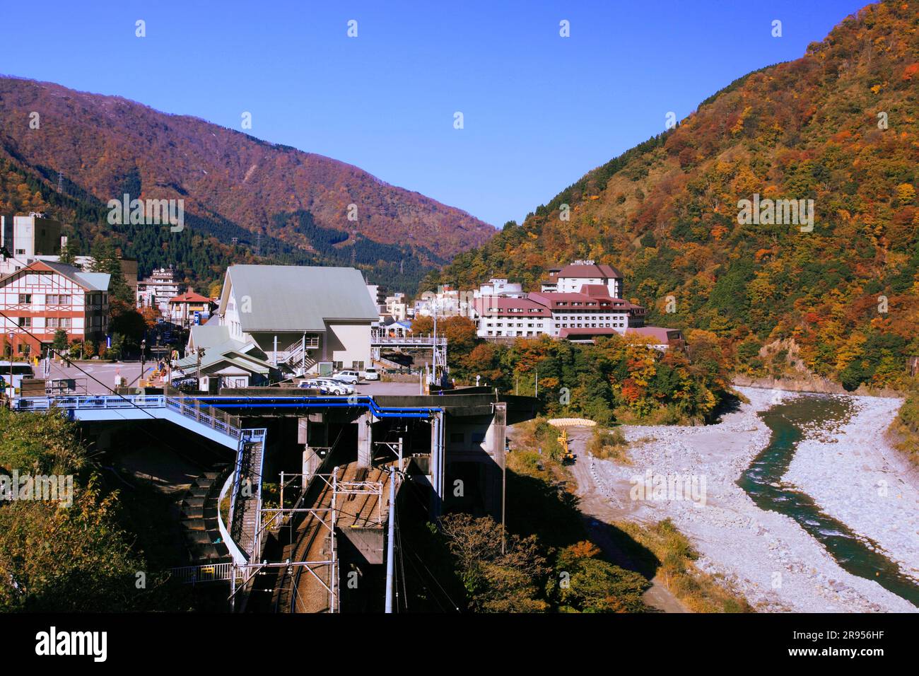 Unazuki Onsen hot springs Stock Photo - Alamy