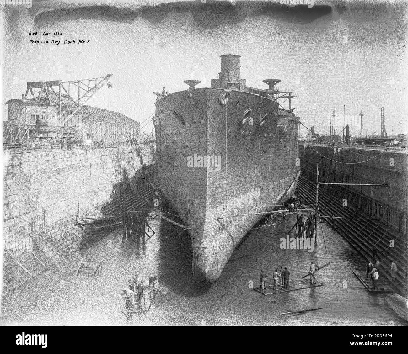 Historic photographs of the Norfolk Naval shipyard located in the Fifth ...