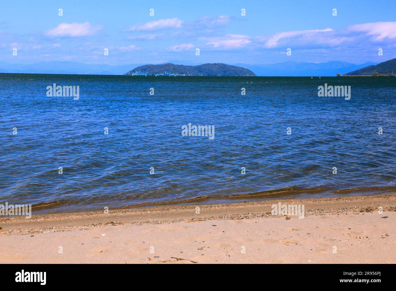 Okishima island of Lake Biwa Stock Photo - Alamy