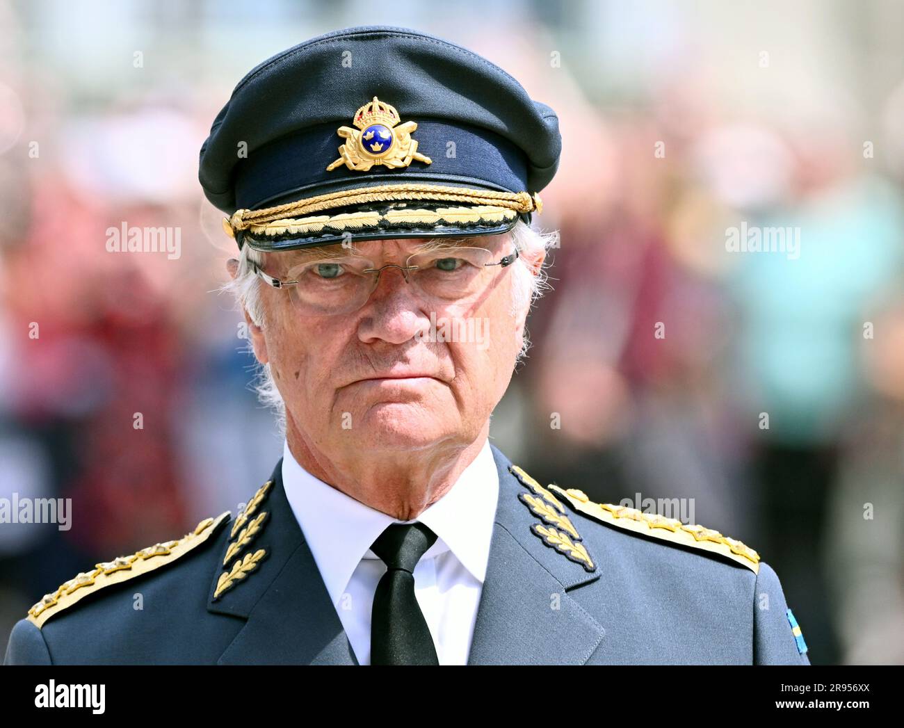 Stockholm, Sweden. 24th June, 2023. King Carl Gustaf takes part in the ...