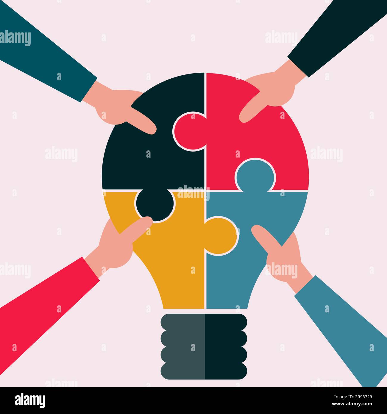 Science of puzzles Stock Vector Images - Alamy