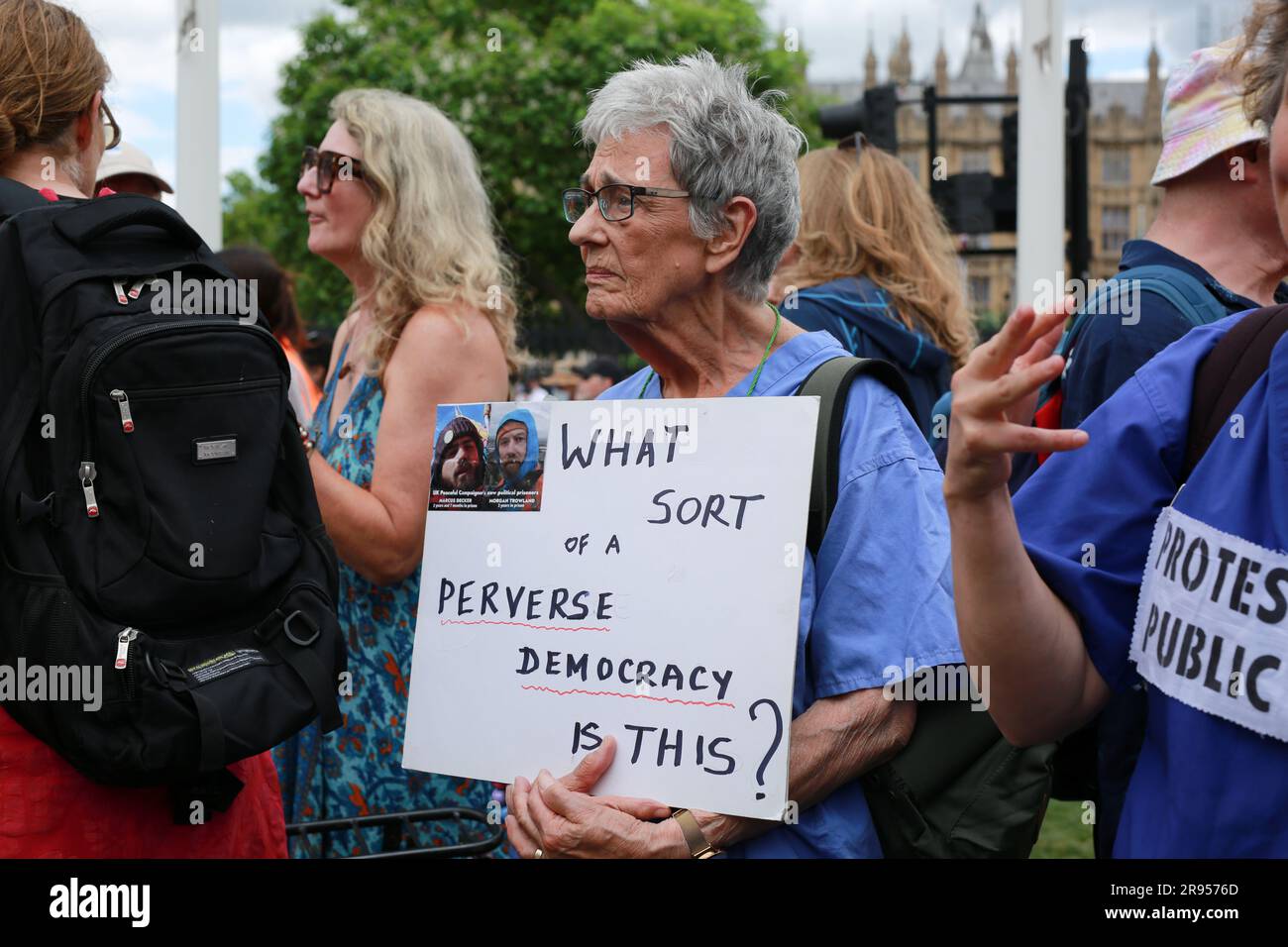 London Uk 24 June 2023 Just Stop Oil And Extinction Rebellion March