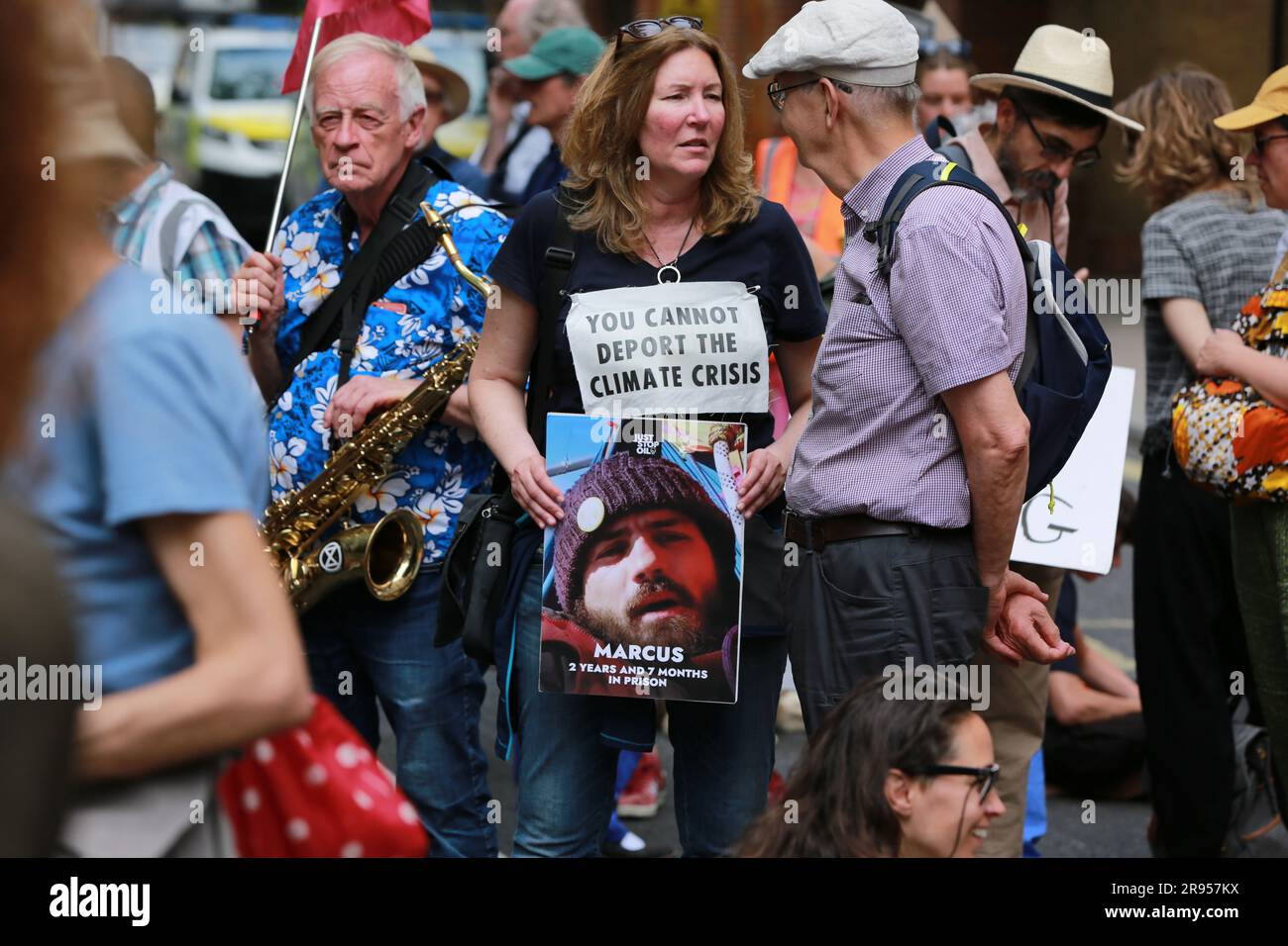 London Uk 24 June 2023 Just Stop Oil And Extinction Rebellion March