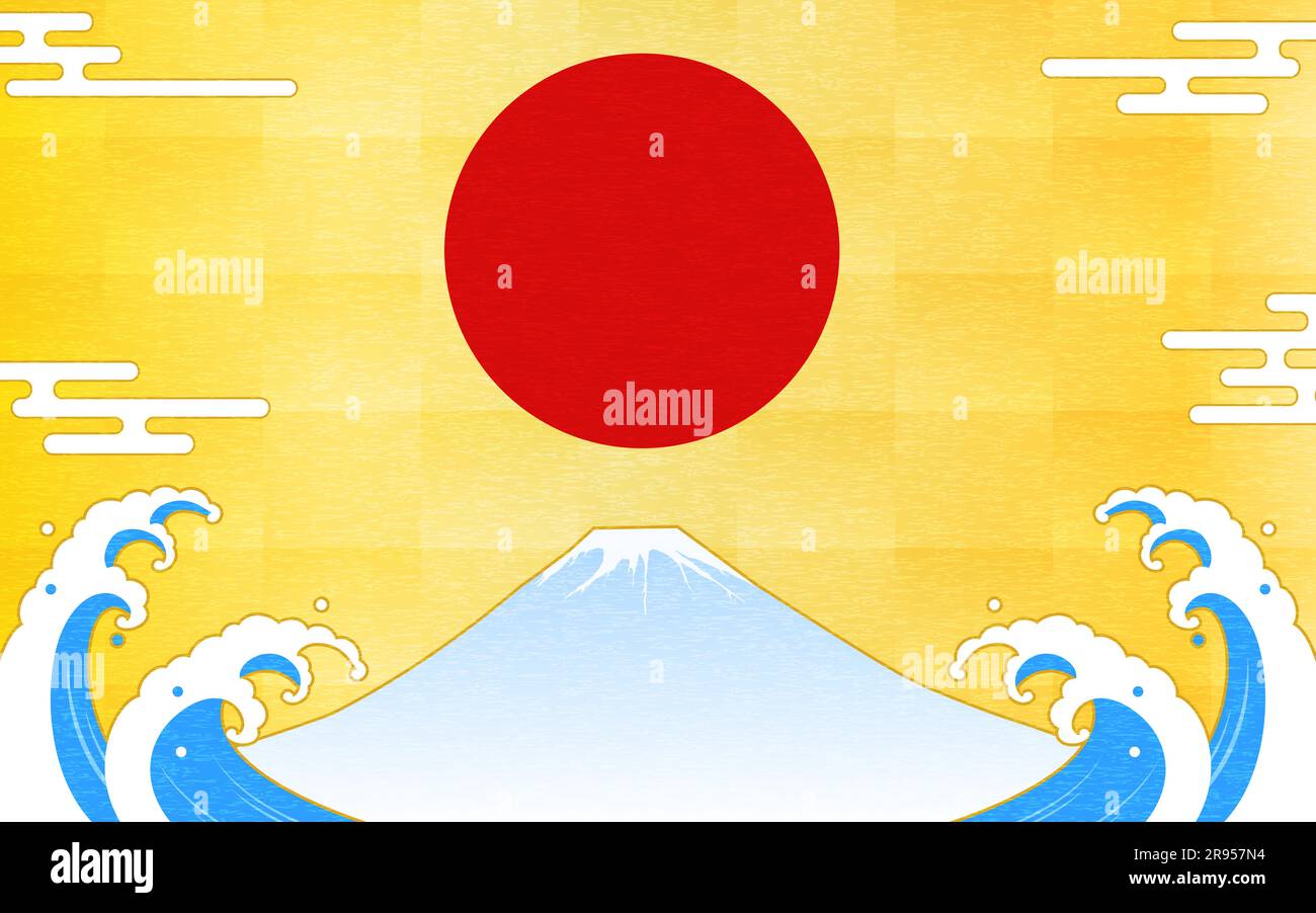 Japanese Sunrise Vector