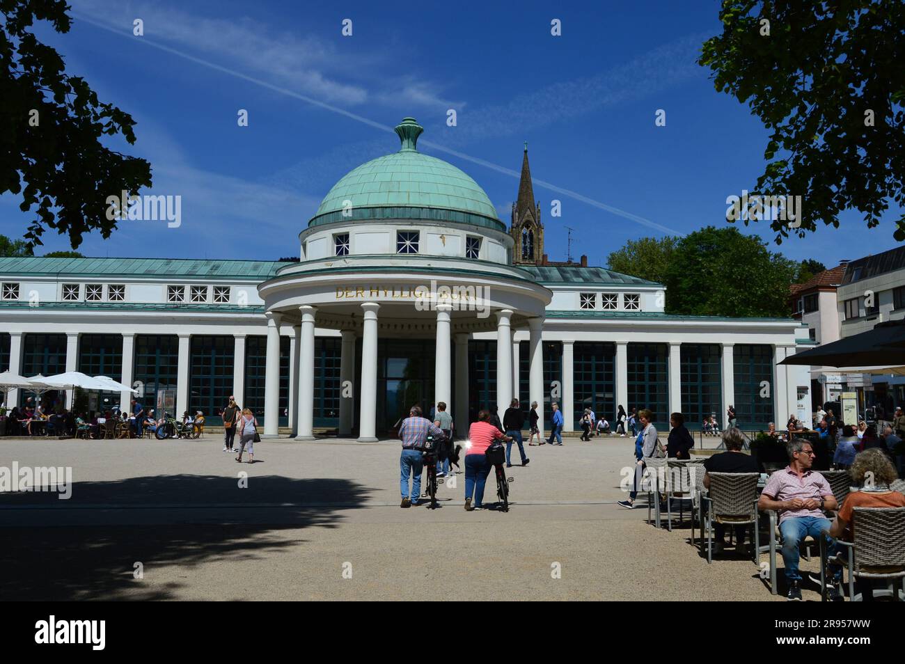 Kurhaus" Der hyllige born" in Bad Pyrmont, Germany Stock Photo - Alamy