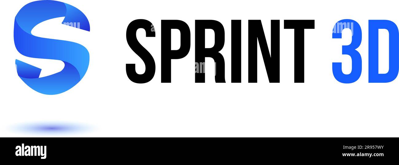 Modern abstract 3D vector logo or element design. Letter S logo icon ...