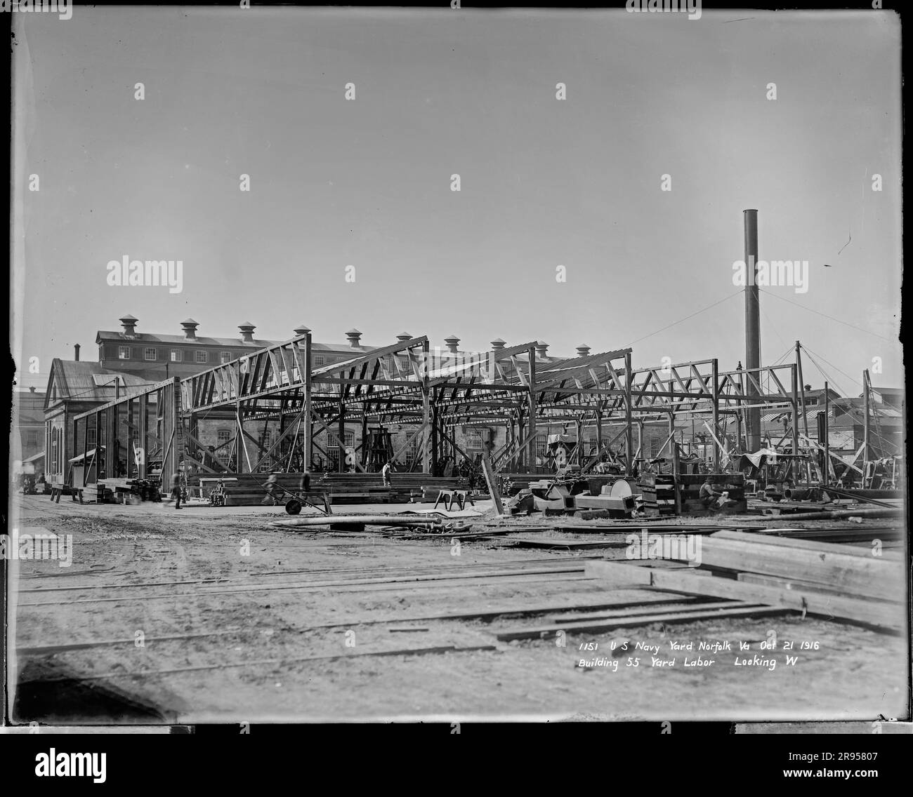 Historic photographs of the Norfolk Naval shipyard located in the Fifth ...