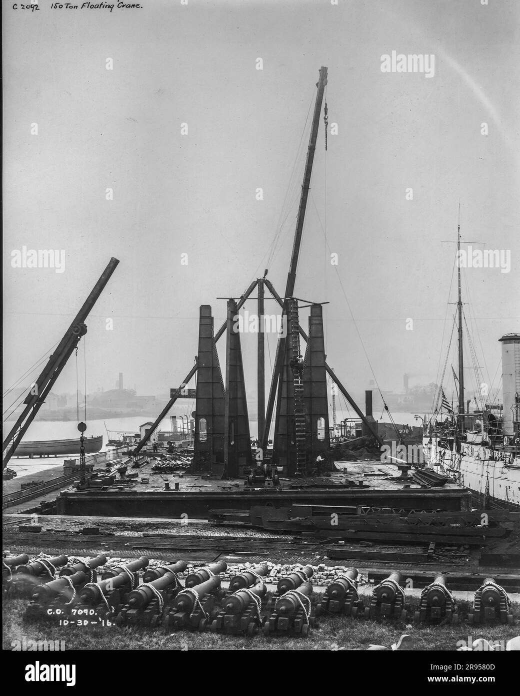 Historic photographs of the Norfolk Naval shipyard located in the Fifth ...