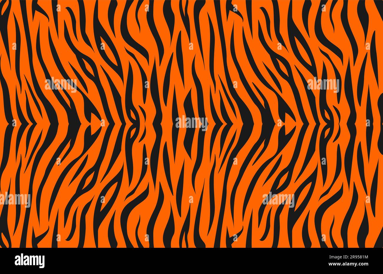 Orange and black tiger Stock Vector Images - Alamy