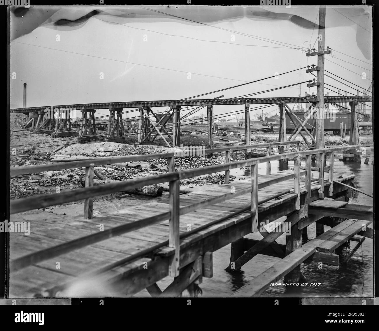 Historic photographs of the Norfolk Naval shipyard located in the Fifth ...