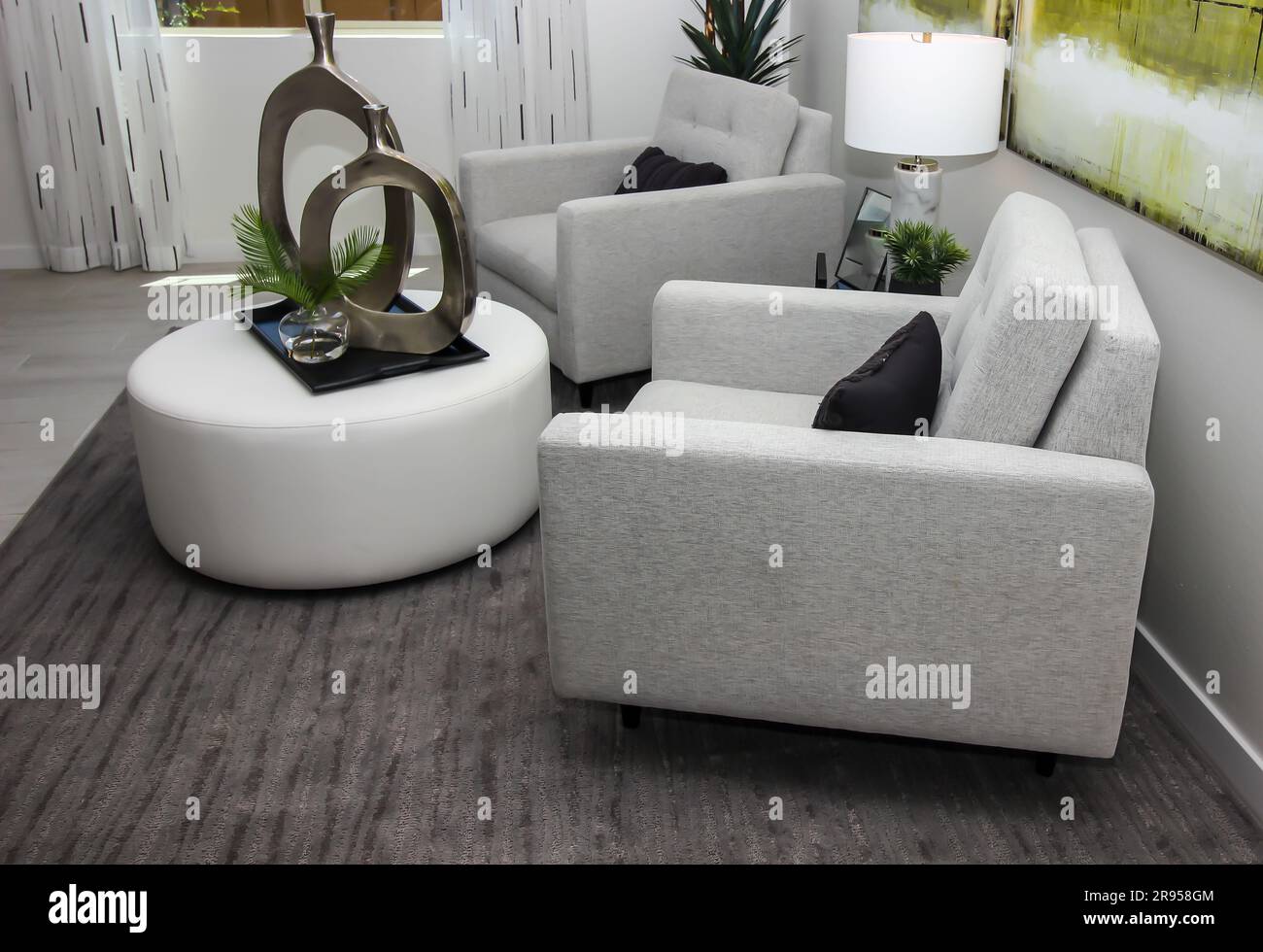 Two arm chairs hi-res stock photography and images - Alamy