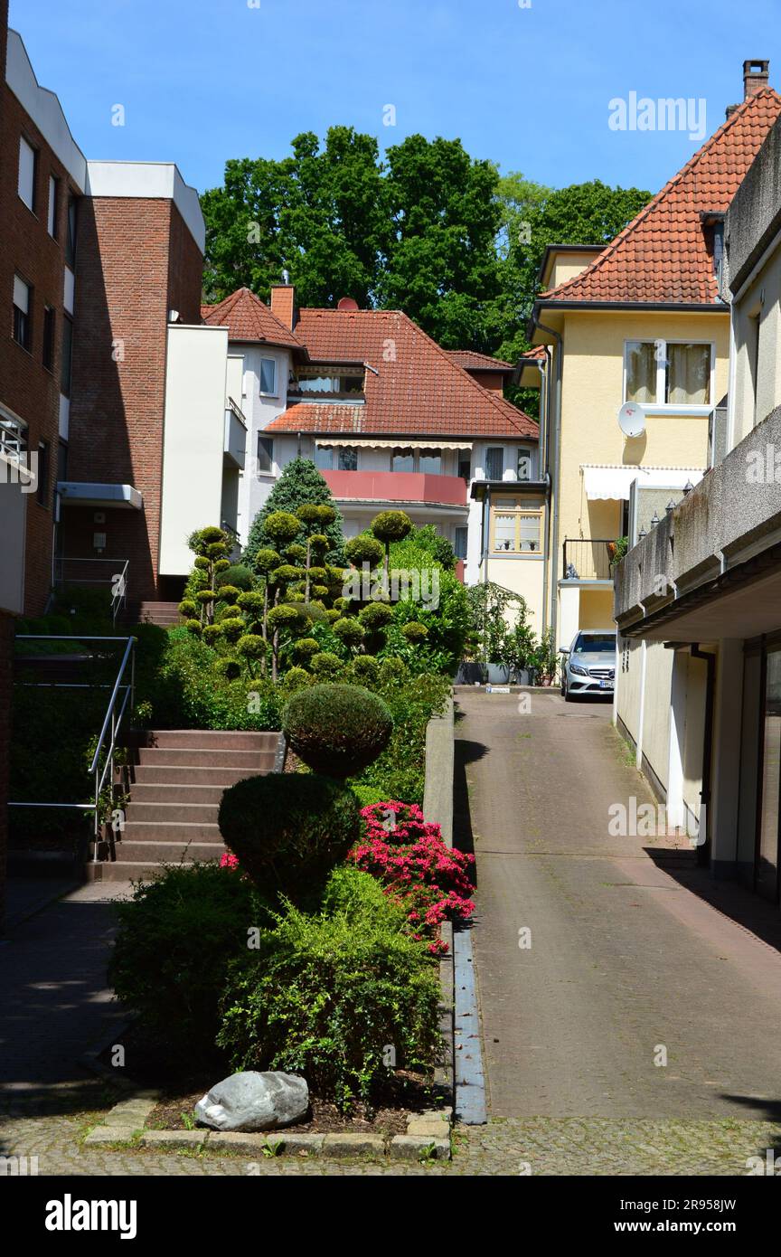 The downtown of Bad Pyrmont, Germany Stock Photo - Alamy