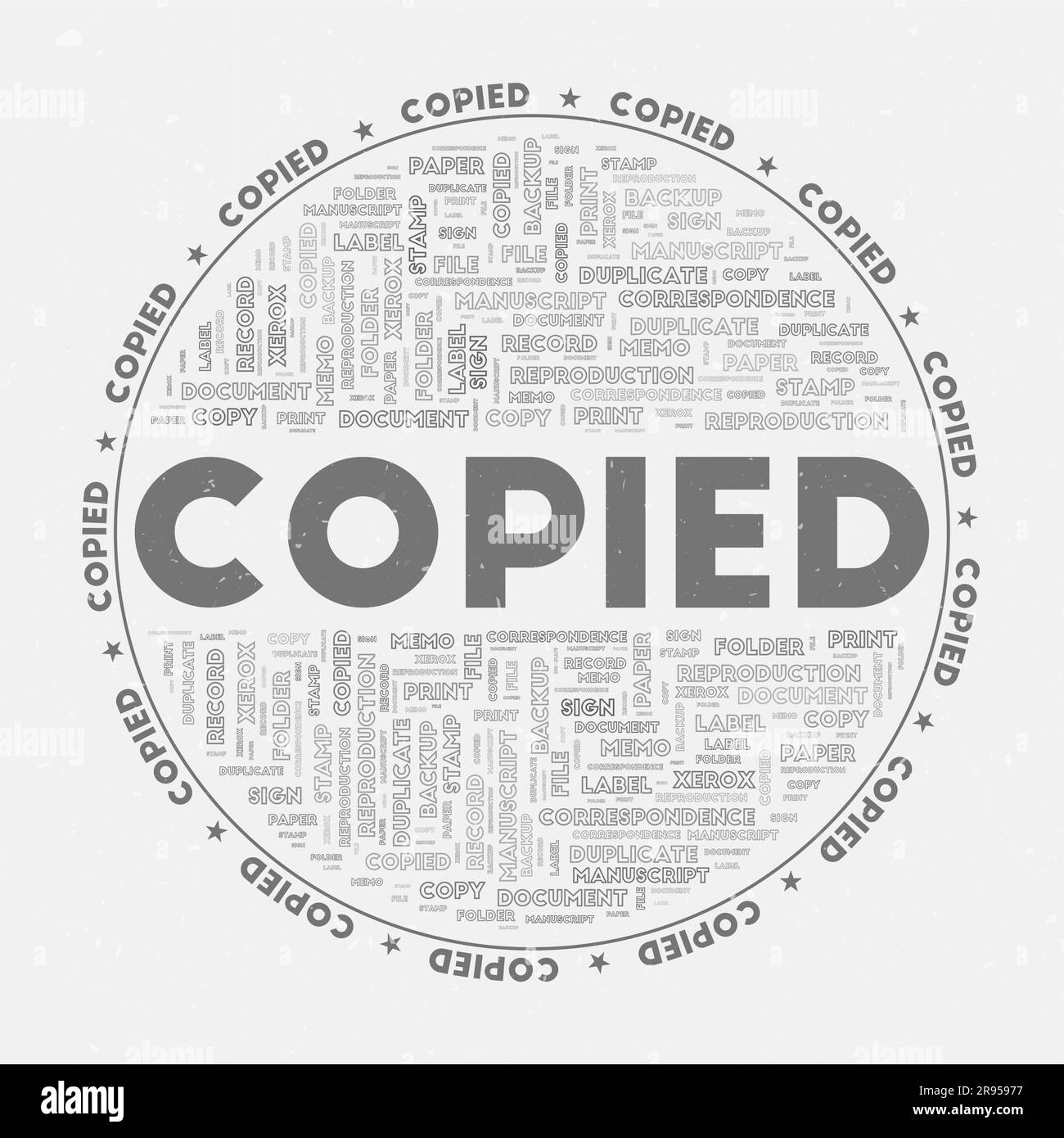 Copied label hi-res stock photography and images - Alamy