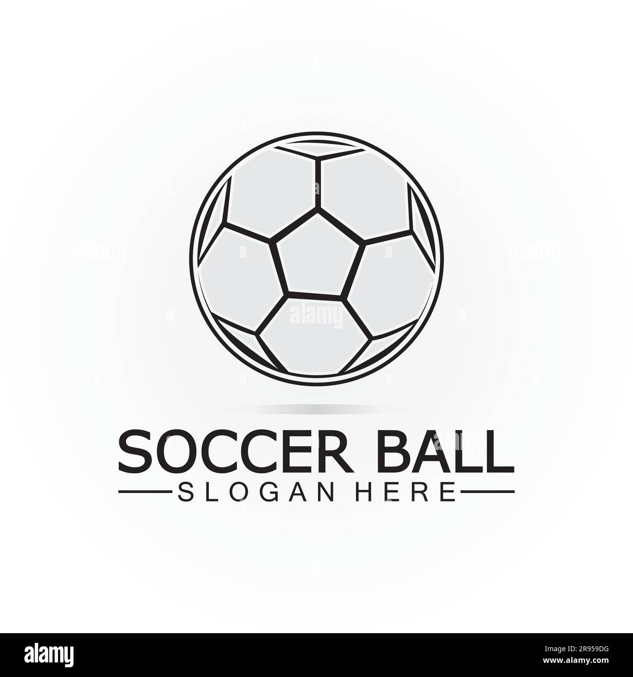 Soccer ball logo design Icon & Symbol Vector Template. football logo ...