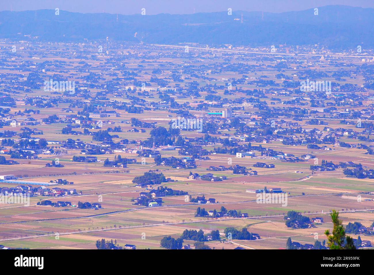 Sankyoson village(Scattered houses in a village Stock Photo - Alamy
