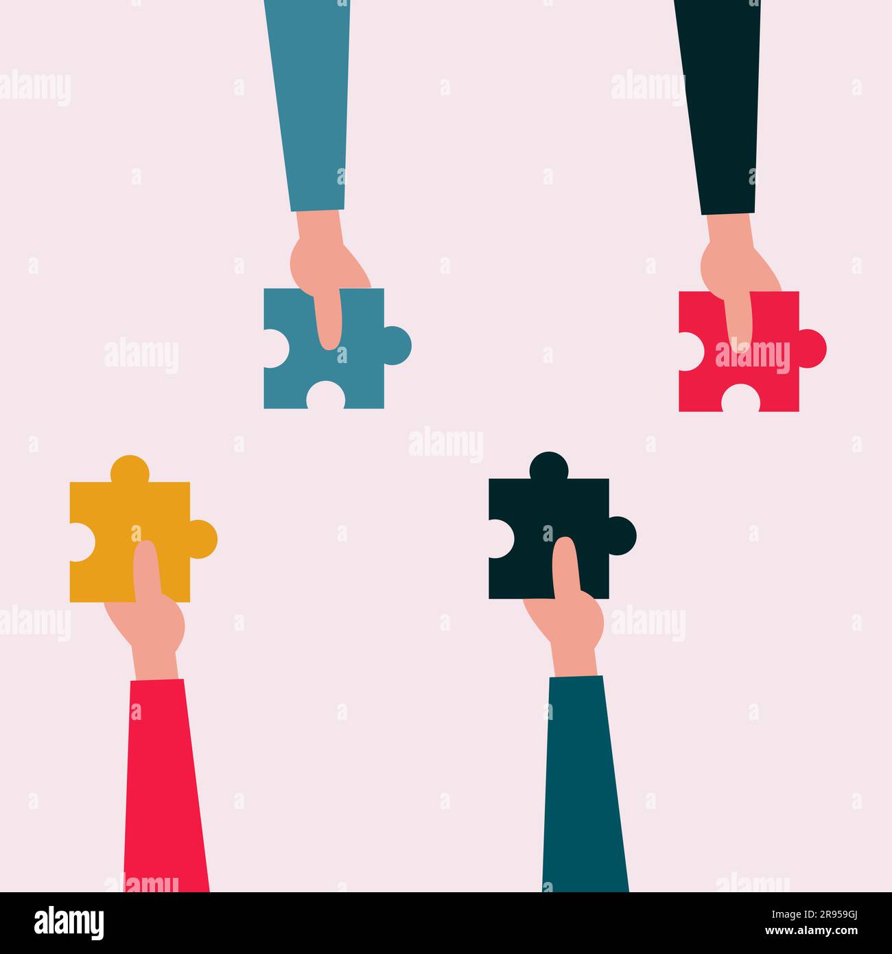 People coming together group Stock Vector Images - Alamy